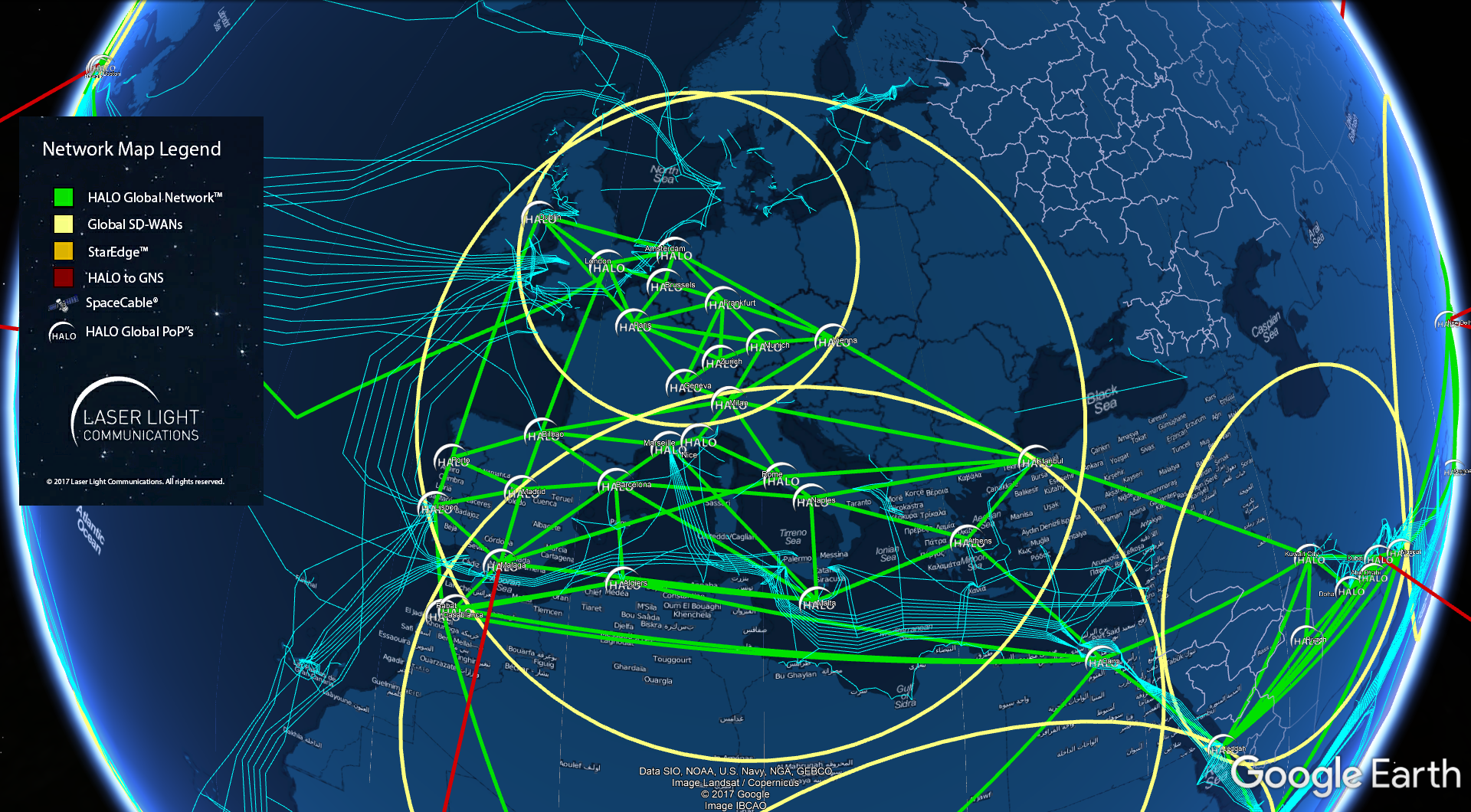 HALO Global Network | Laser Light Communications