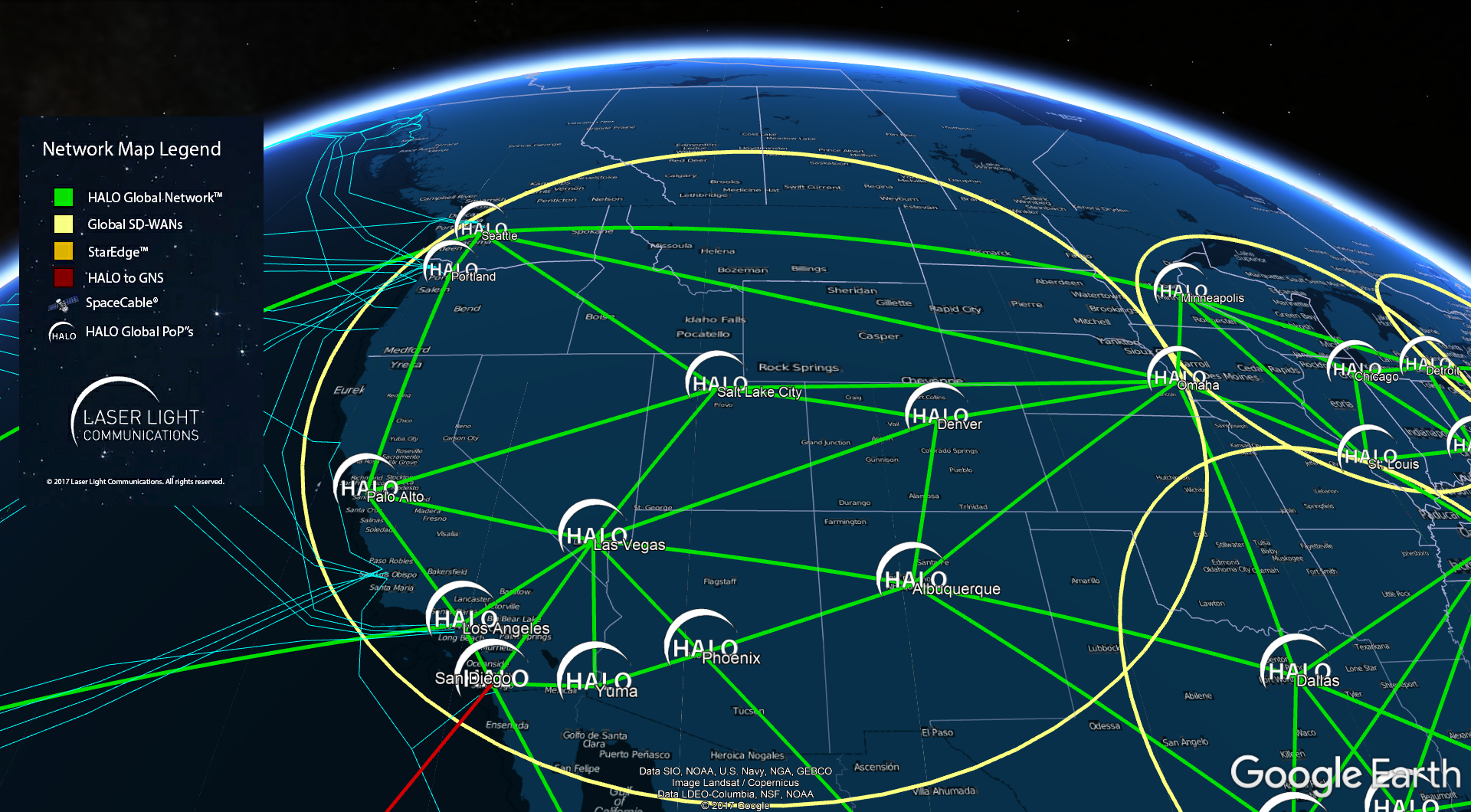 HALO Global Network | Laser Light Communications