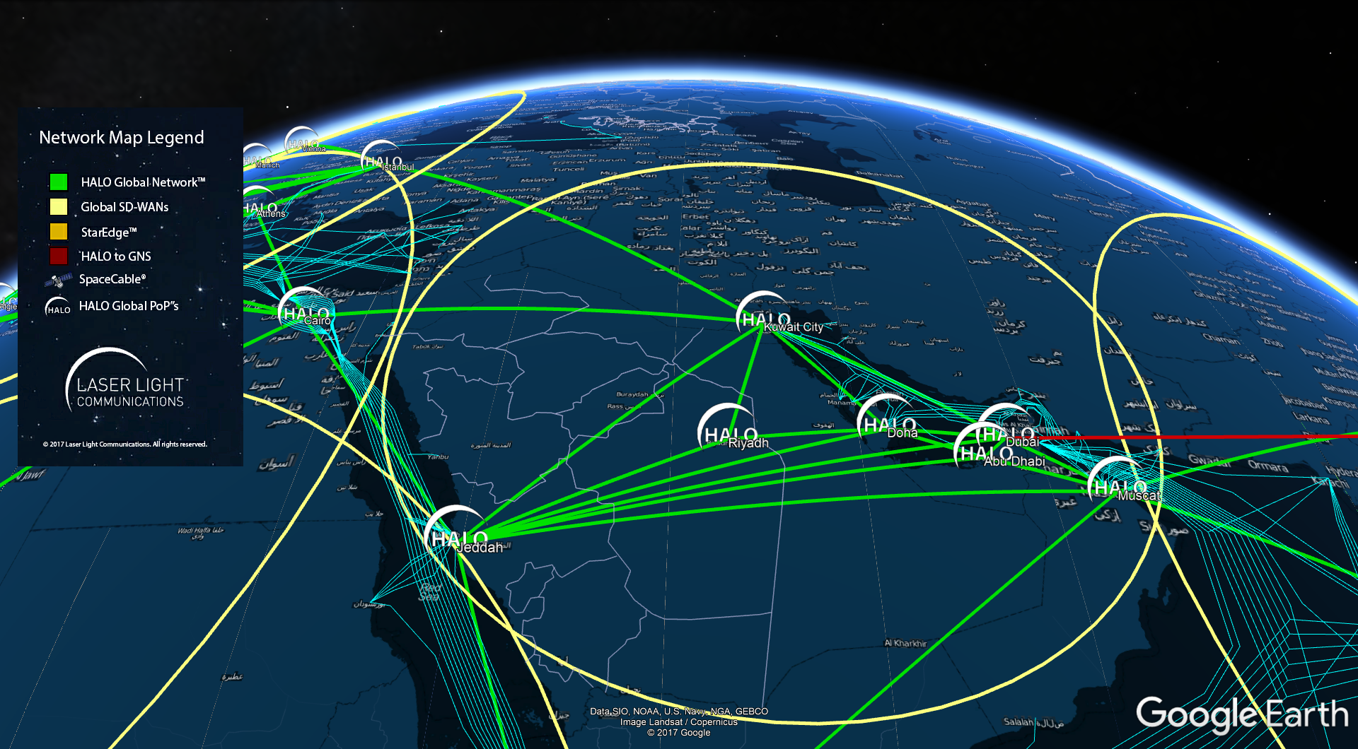 HALO Global Network | Laser Light Communications