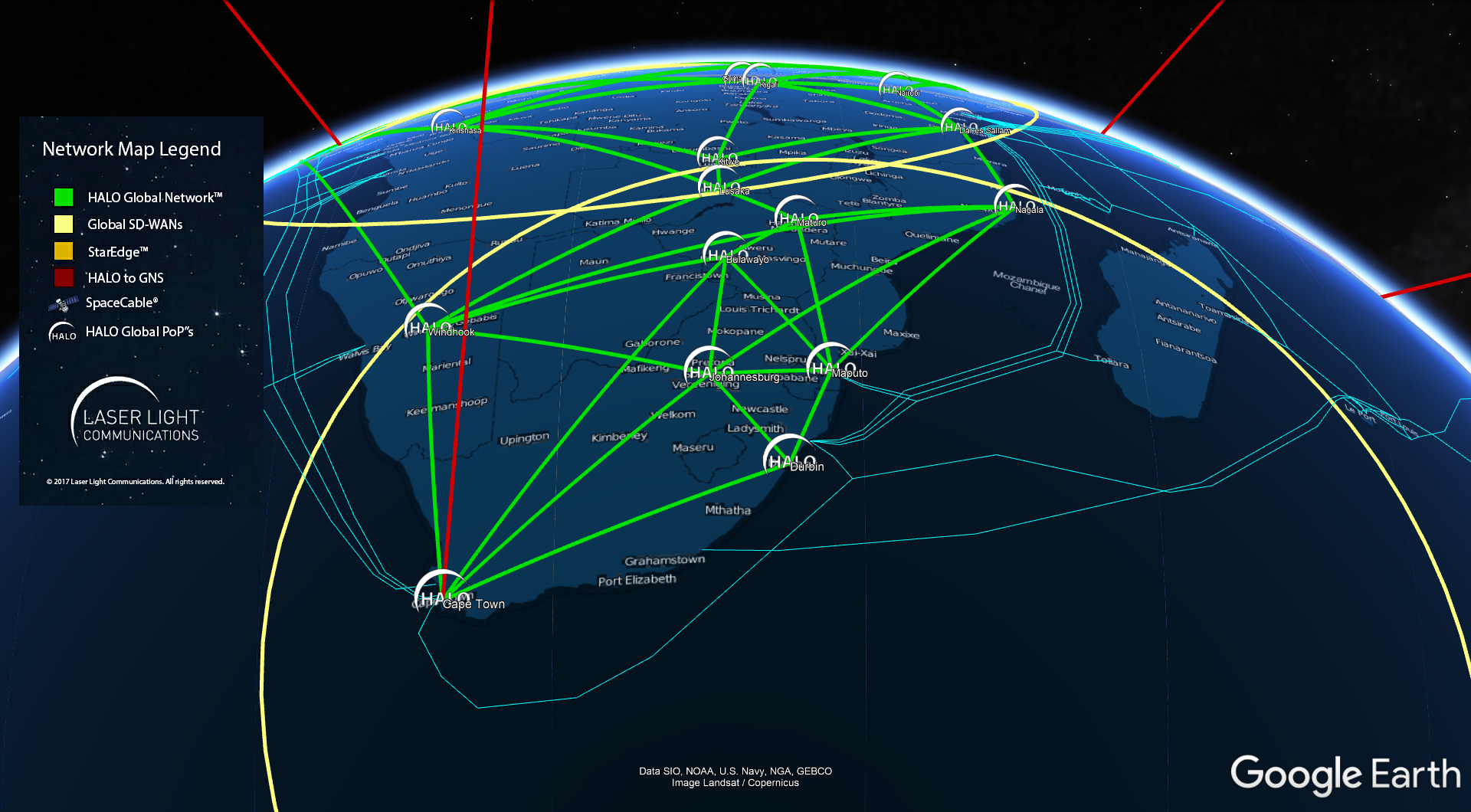 HALO Global Network | Laser Light Communications