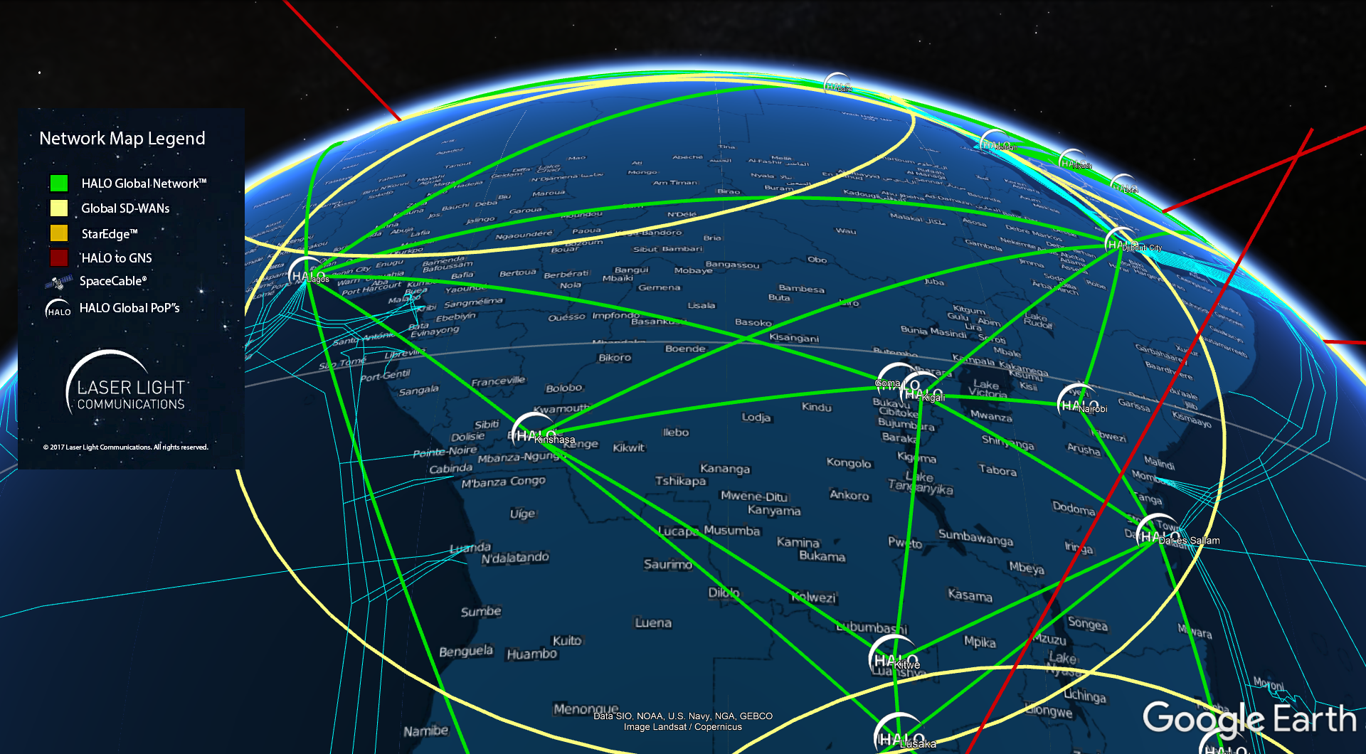 HALO Global Network | Laser Light Communications