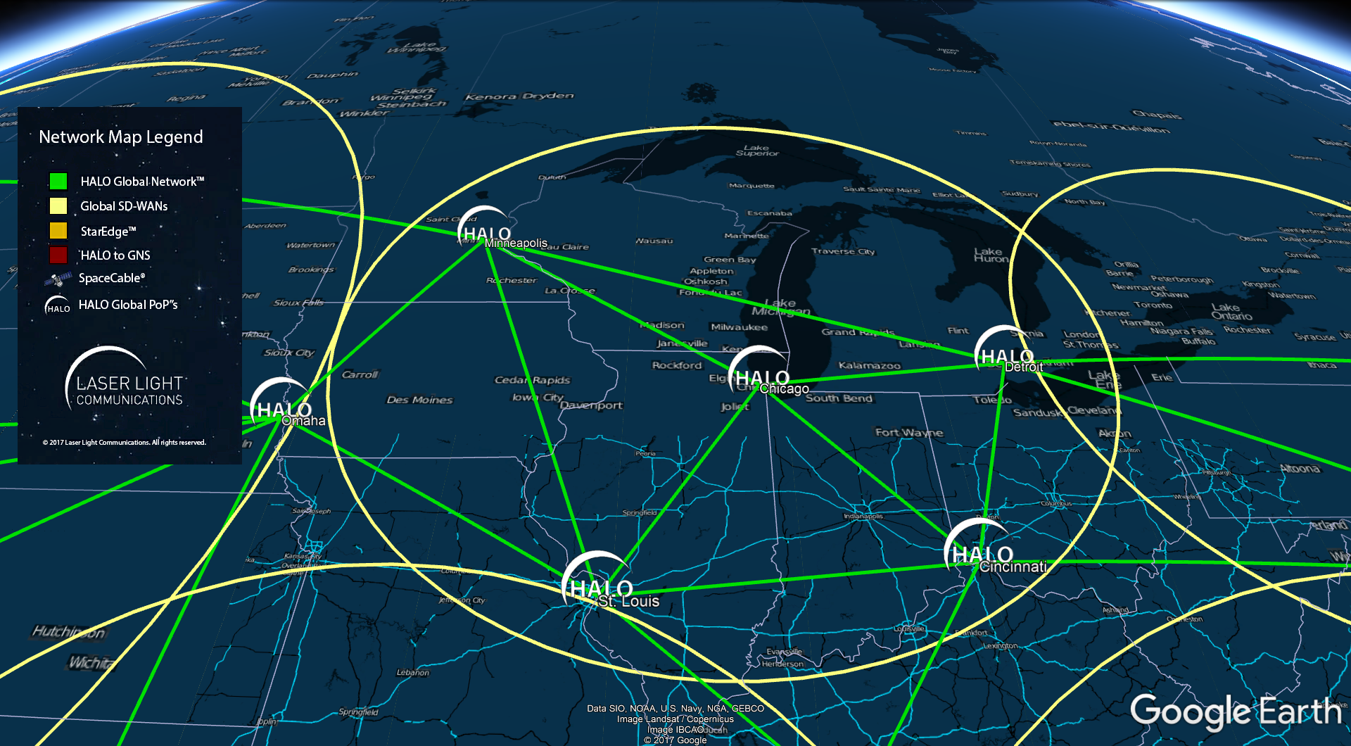 HALO Global Network | Laser Light Communications
