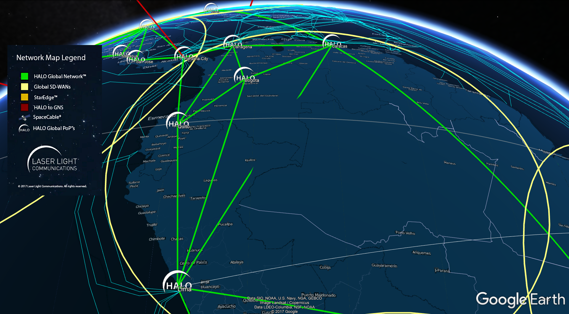 HALO Global Network | Laser Light Communications