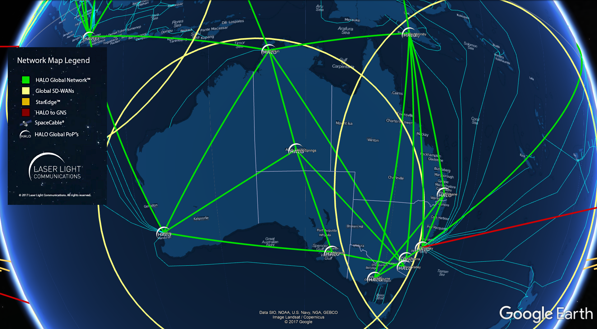 HALO Global Network | Laser Light Communications