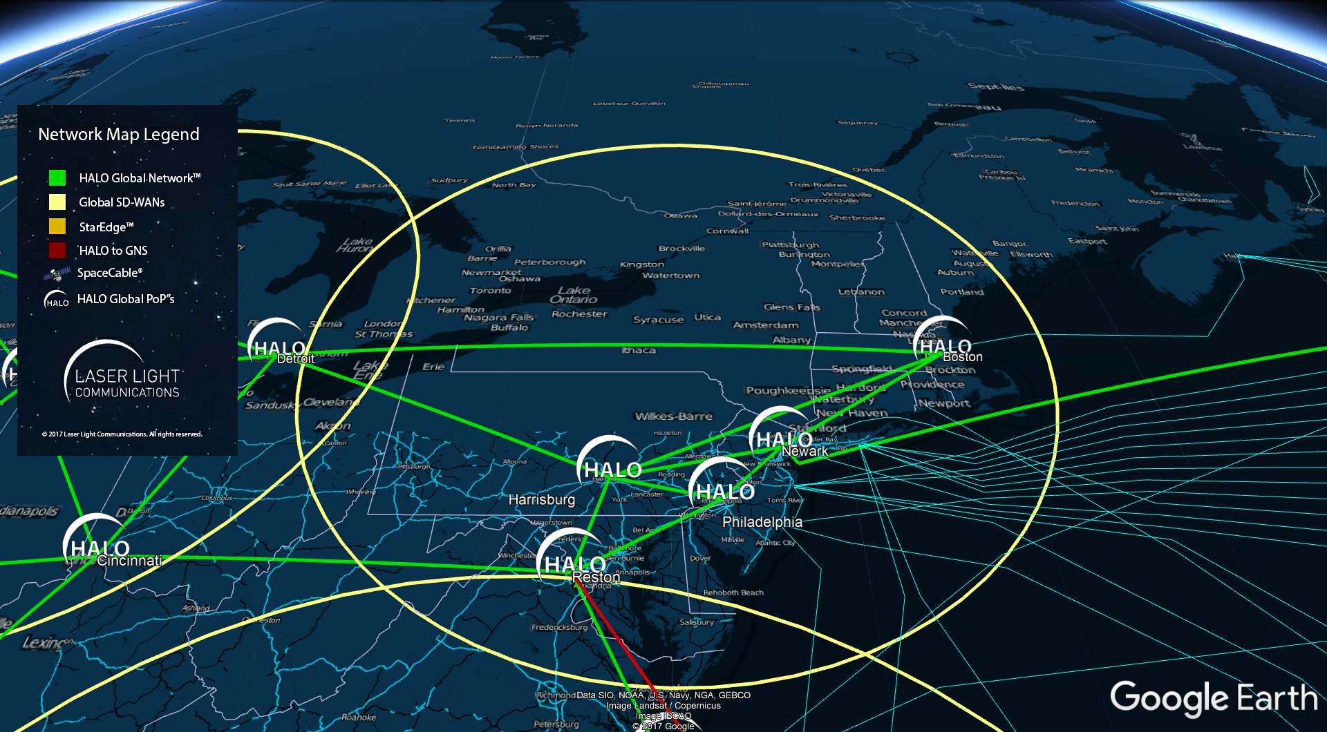 HALO Global Network | Laser Light Communications