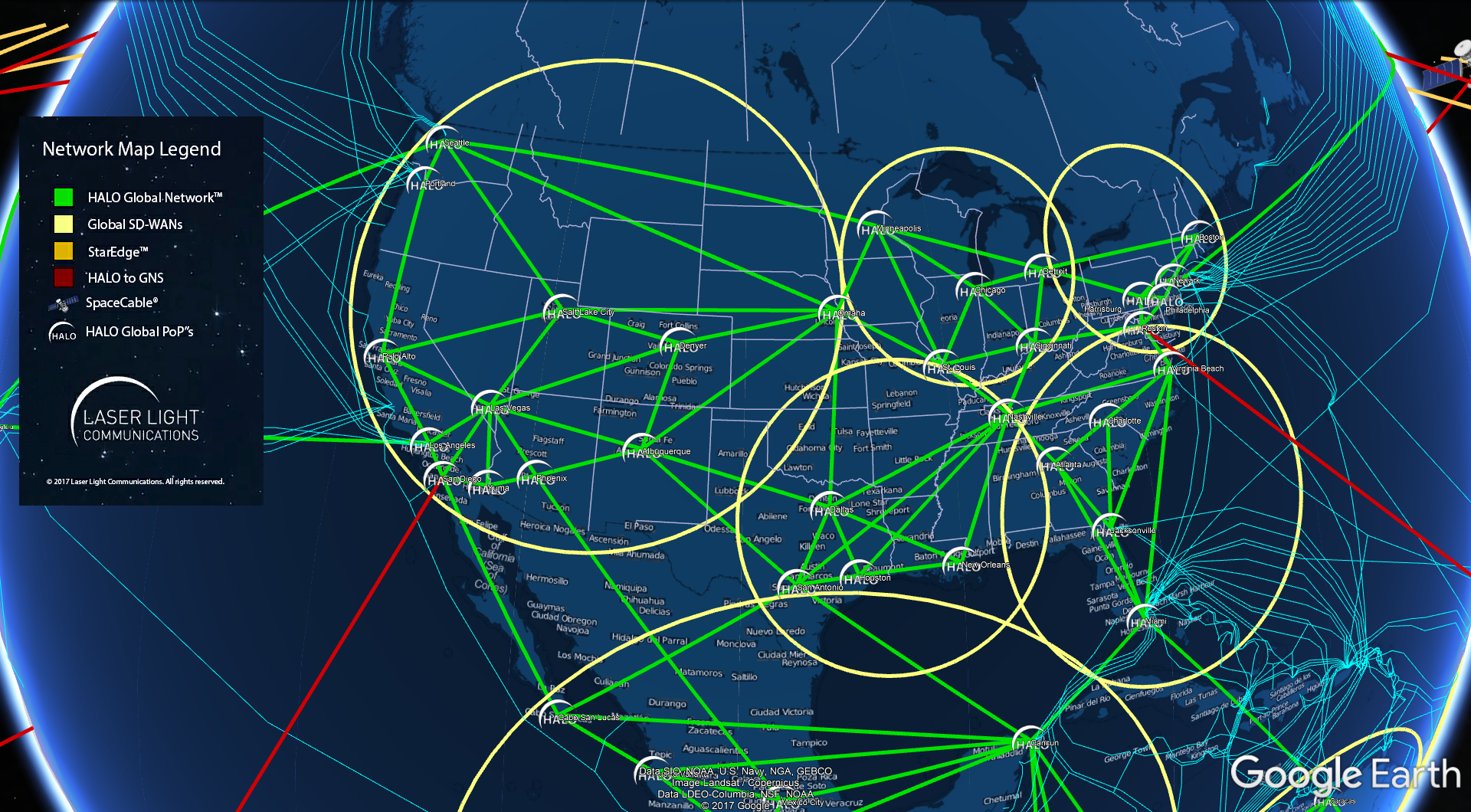HALO Global Network | Laser Light Communications