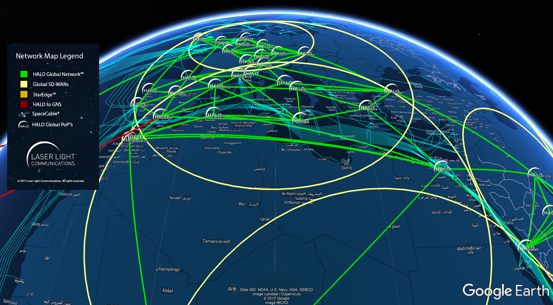 HALO Global Network | Laser Light Communications