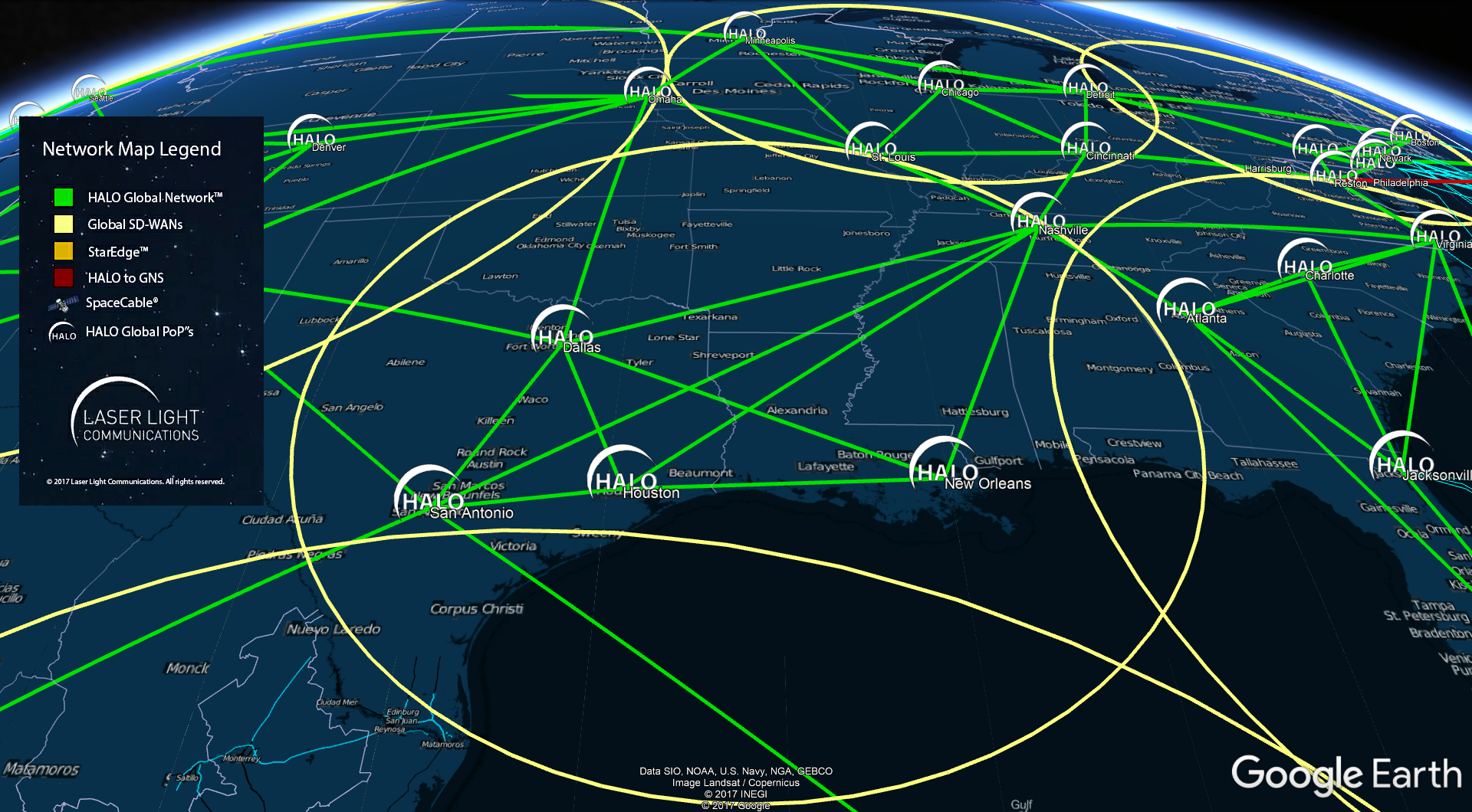 HALO Global Network | Laser Light Communications