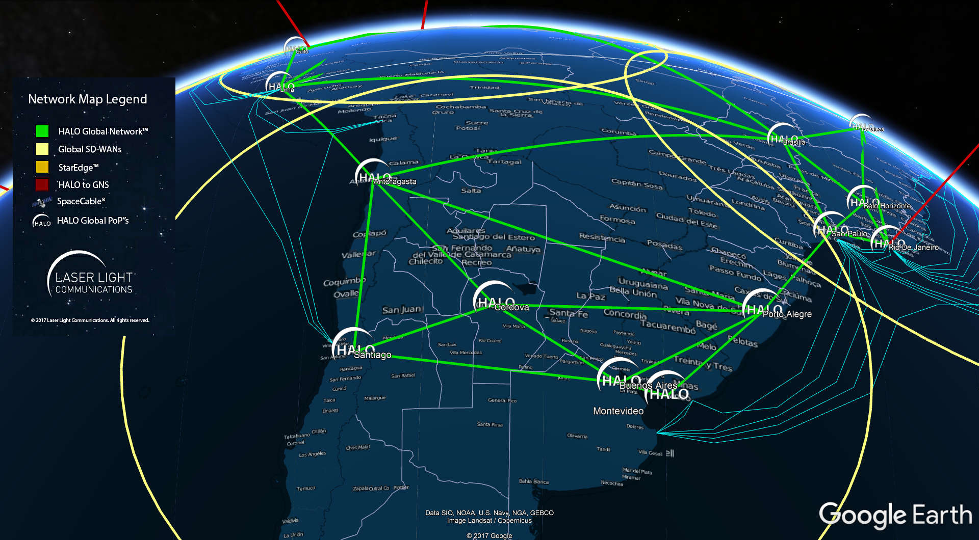 HALO Global Network | Laser Light Communications