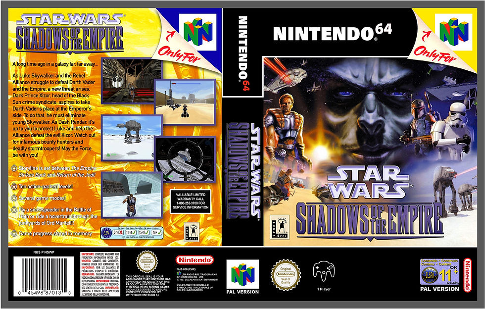 Star Wars: Shadows of the Empire (Nintendo 64) - Jedi Difficulty (Hard ...