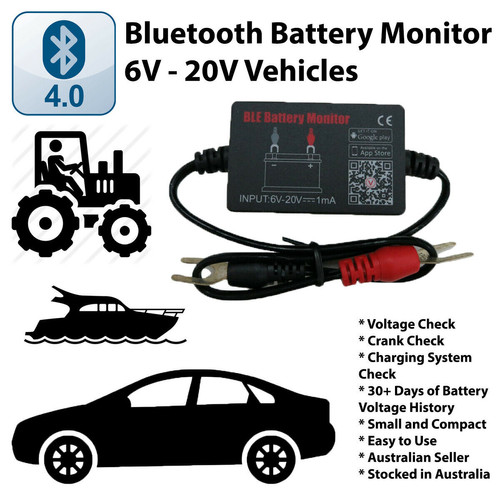 Battery Monitor Bluetooth 4.0 BM2 Device Car, Van, Marine 12V Battery ...