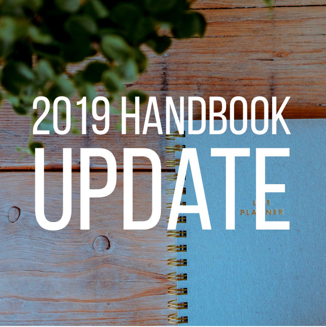Handbook Update 2019