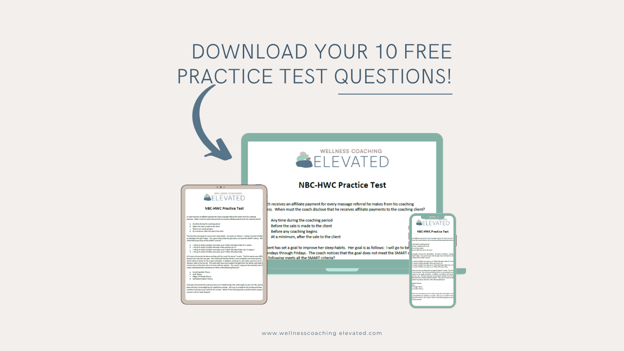 10 Free NBC-HWC Practice Test Questions | Wellness Coaching