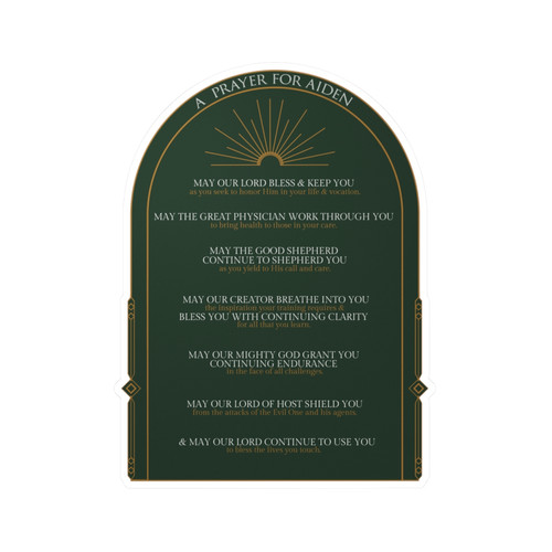 For Aiden Kiss-Cut Vinyl Decals | shop