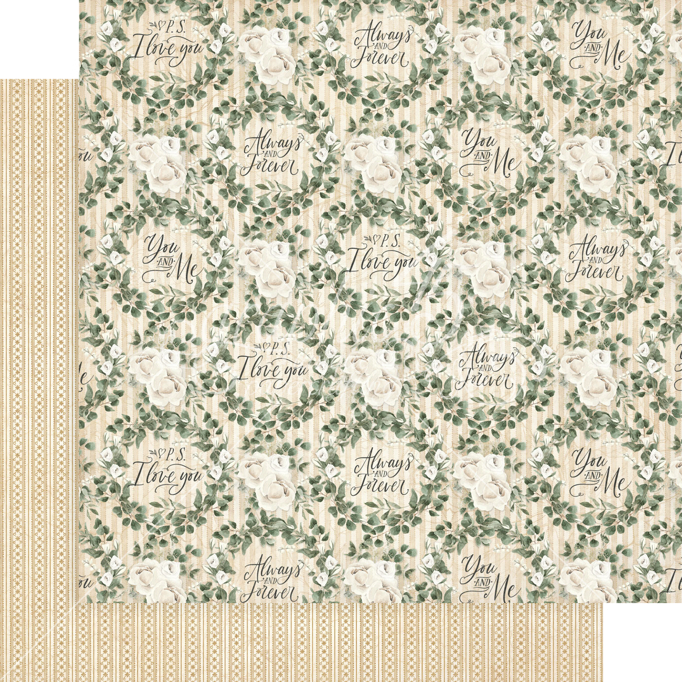 Graphic 45 - P. S. I Love You - 12x12 Collection Pack with Stickers ...