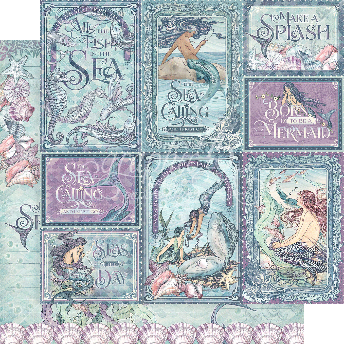 Graphic 45 - Make a Splash - 12x12 Collection Pack with Stickers ...
