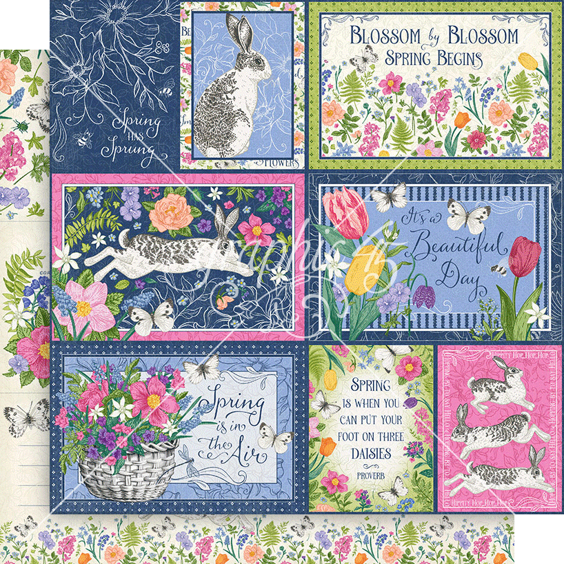Graphic 45 - Spring is in the Air - 8×8 Collection Pack | scrapncreate