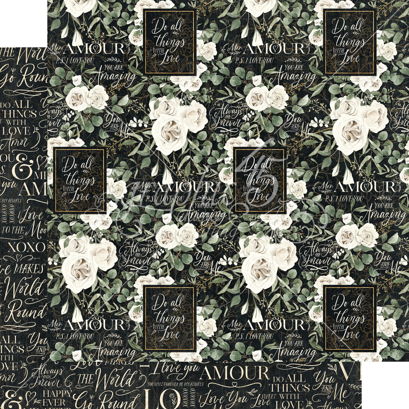 Graphic 45 - P. S. I Love You - 12x12 Collection Pack with Stickers ...