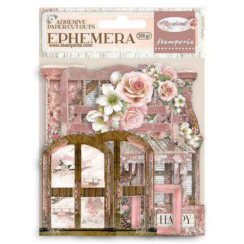 Stamperia - Roseland - Ephemera Adhesive Cut Outs | scrapncreate