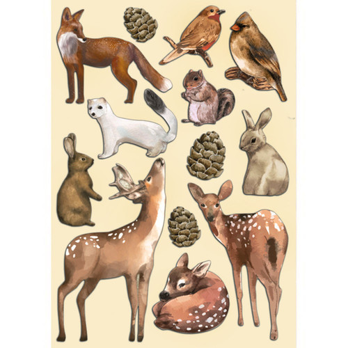 Stamperia - Cozy Winter - Animals - Wooden Shapes | scrapncreate