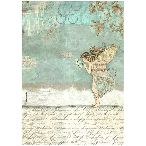 Stamperia - Wonderland - Fairy - A4 Rice Paper | scrapncreate