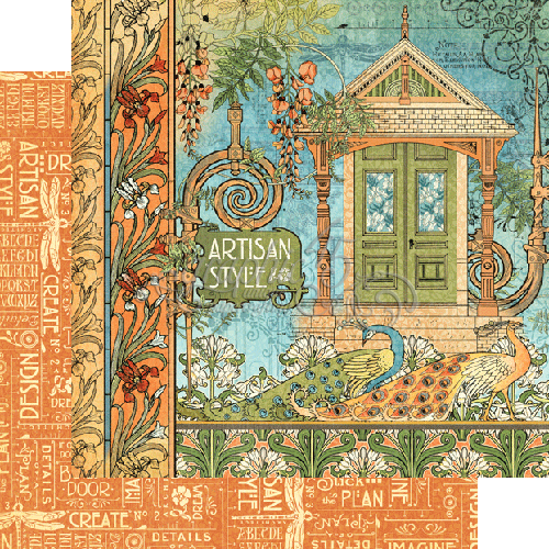 REDUCED Graphic 45 - Artisan Style - 2 - 12x12 Single Sheets | scrapncreate