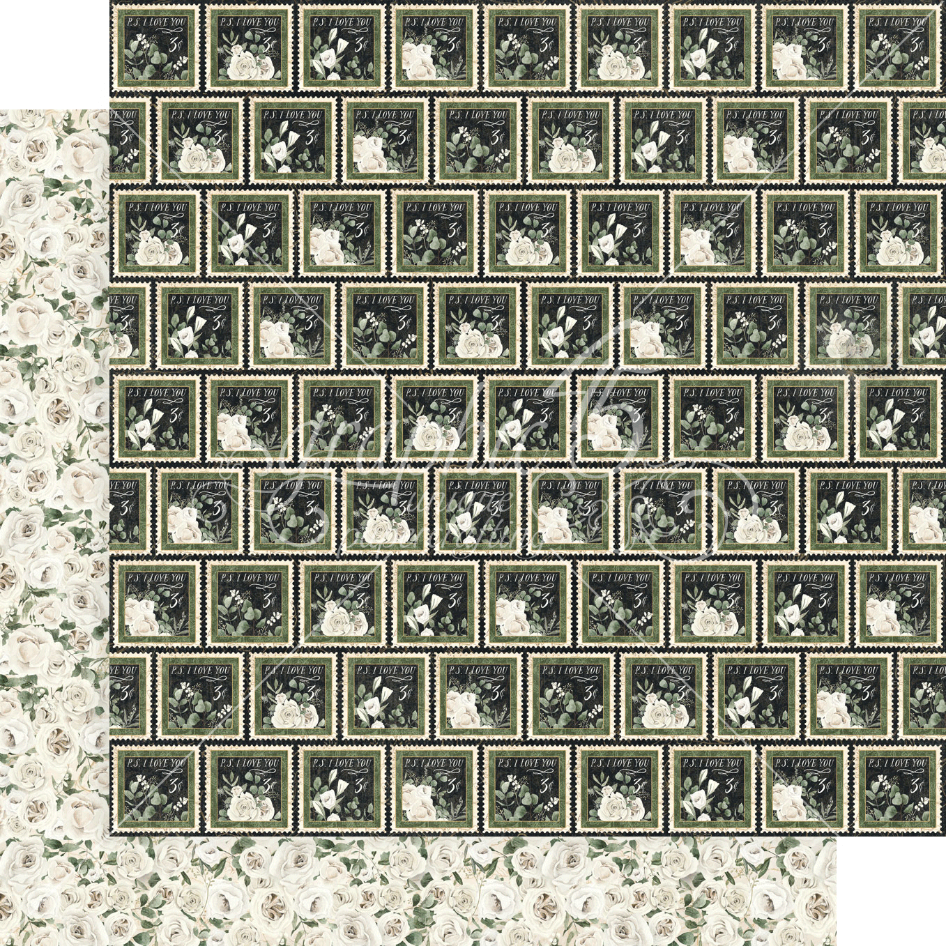 Graphic 45 - P. S. I Love You - 12x12 Collection Pack with Stickers ...