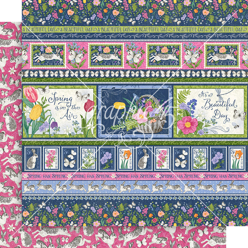 Graphic 45 - Spring is in the Air - 8 - 8×8 Sheets (no cover ...