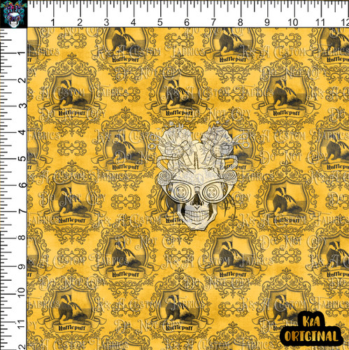 House Of Badgers Damask | K&A Custom Fabrics