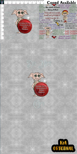 HP SPEW Grey Clothing Panel | K&A Custom Fabrics