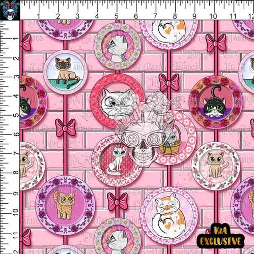 HP Proclamation Professor-Kitty Plates | K&A Custom Fabrics