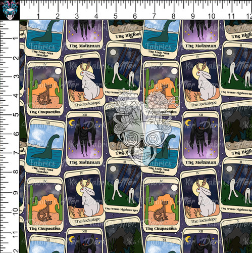 Cryptid Tarot | K&A Custom Fabrics