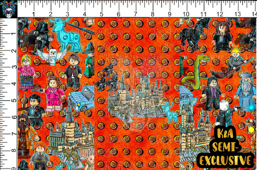 HP Wizard Block Tumbler | K&A Custom Fabrics