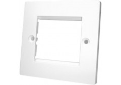 Single Gang 2 port Faceplate | TechPart