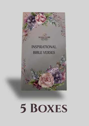 Bible Verse Cards - Five Boxes | Scripture Spark Bible Verse Cards