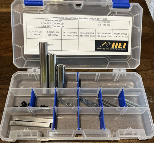 14 MM ROUND SHANK SNAP RING GROOVE CUTTER KIT | Heavy Equipment Iron