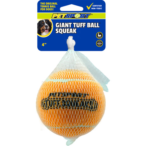 70301 Giant Tuff Ball Squeak 4" 1-Pack | Petsport