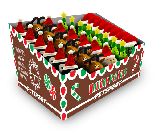 35004 Holiday Plush 34PC Tear-Away PDQ | Petsport