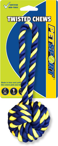 80400 Small Braided Monkey Fist 8" Rope | Petsport