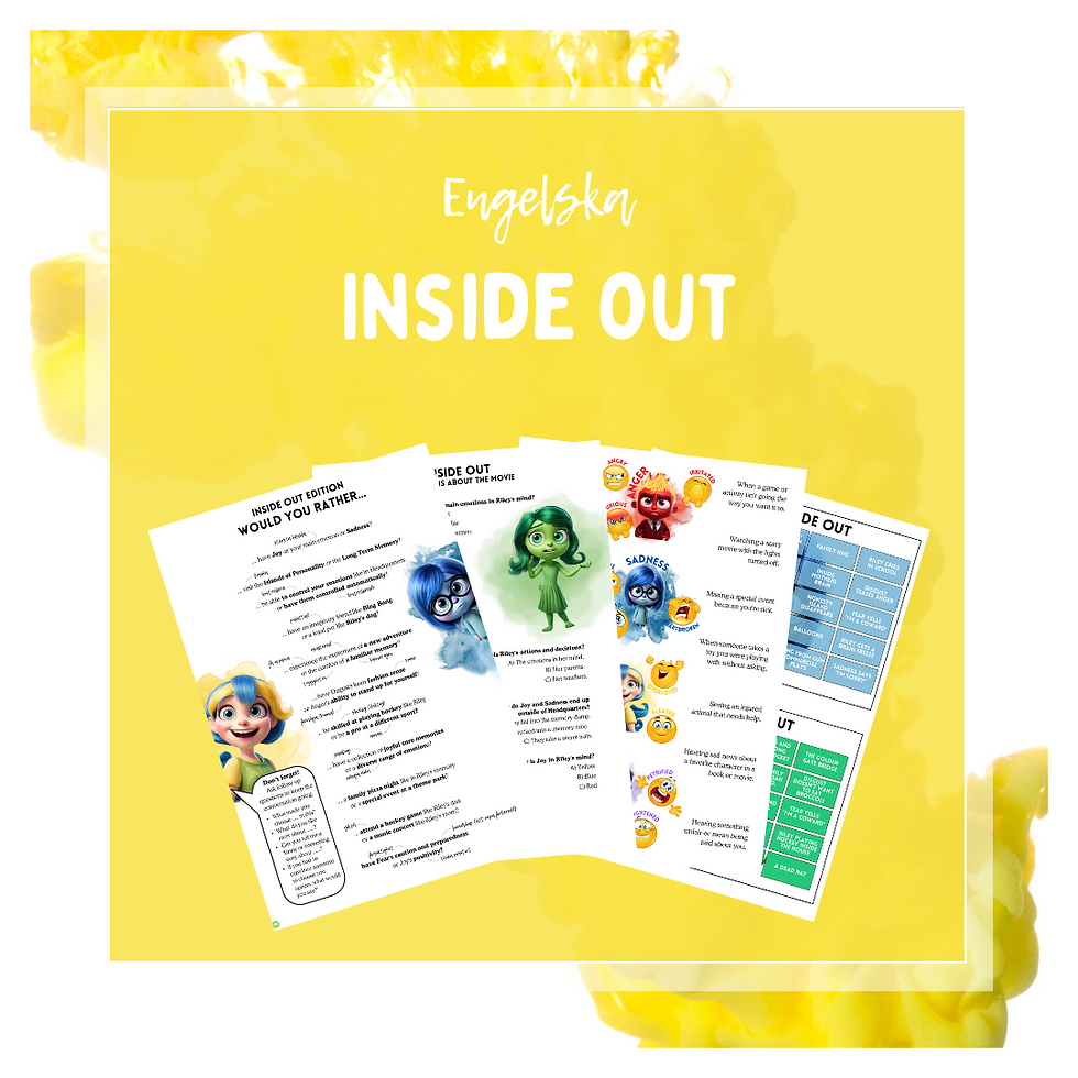 Inside out | English | Undervisningsdesign