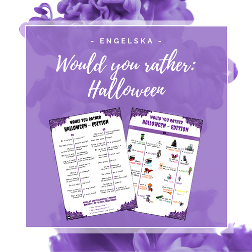 Would you rather: Halloween | Undervisningsdesign