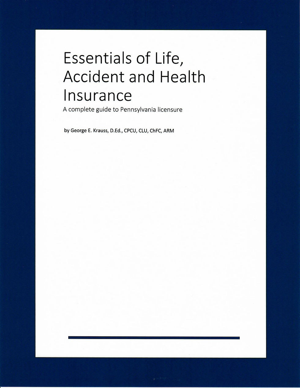 Life, Accident and Health Insurance Licensing