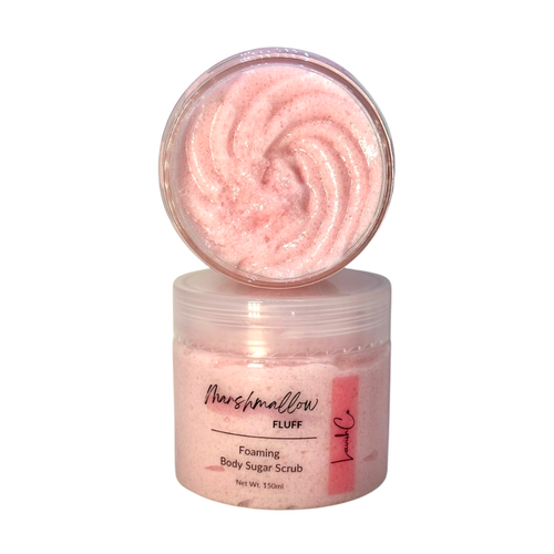 Foaming Sugar Body Scrub - Marshmallow Fluff | Lavish Co