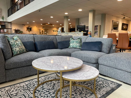 Hamilton Corner Unit W/Footstool | Greenwood Furniture