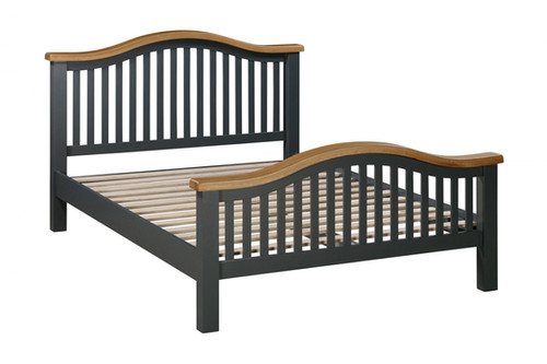 Capri Dark Curved Bedframe | Greenwood Furniture