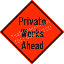 LTA 3M DG Diamond Grade Road Works Signs | 1safetysign