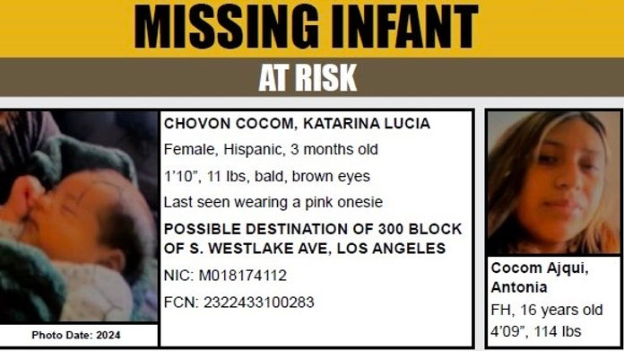 Help Locate Missing Mother And Her Infant.