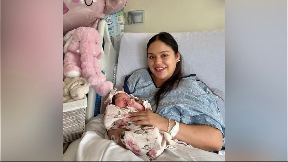 AVMC welcomes its first baby of 2026, Baby Brielle.