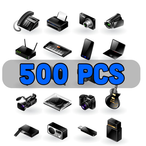 Mixed Electronics Lot (500 pcs) | The Tech Facility