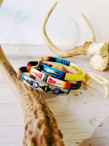 Porcupine Quill Bracelet- Oglala Lakota Quillwork | sacredwaysanctuary